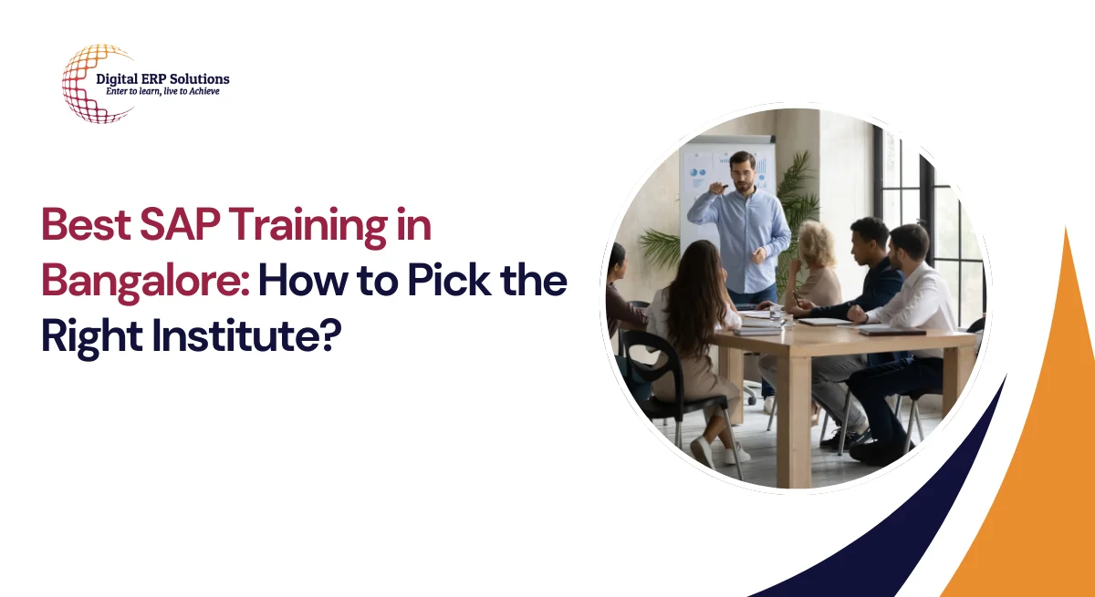 Best SAP Training in Bangalore: How to Pick the Right Institute